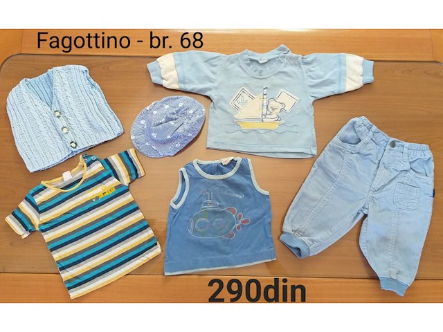 Pantalone majica kapa za bebe dečake br. 68
