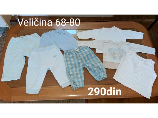 Pidžama majica pantalone za bebe dečake br. 68 - 80