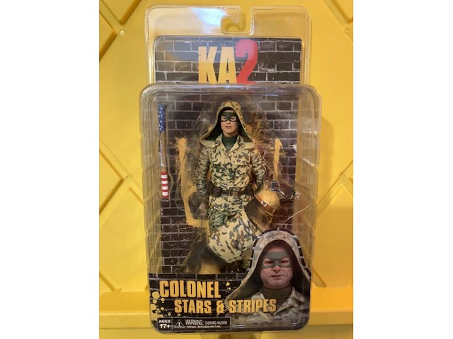 Kick-Ass 2 Hooded Colonel Stars and Stripes 17 cm NECA