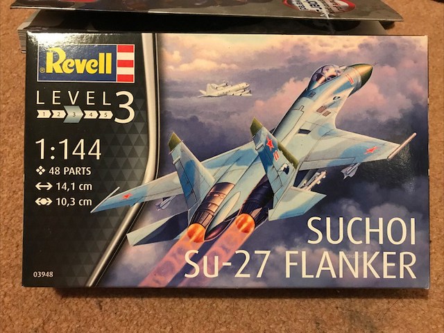 1:144 Suchoi Su-27 Flanker 14 x 10 cm