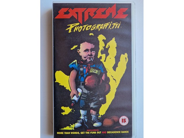 Extreme 2 Photograffitti 1991 Original VHS heavy metal