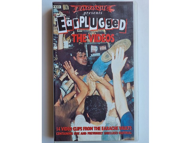 Earplugged The Videos Napalm Death VHS heavy metal