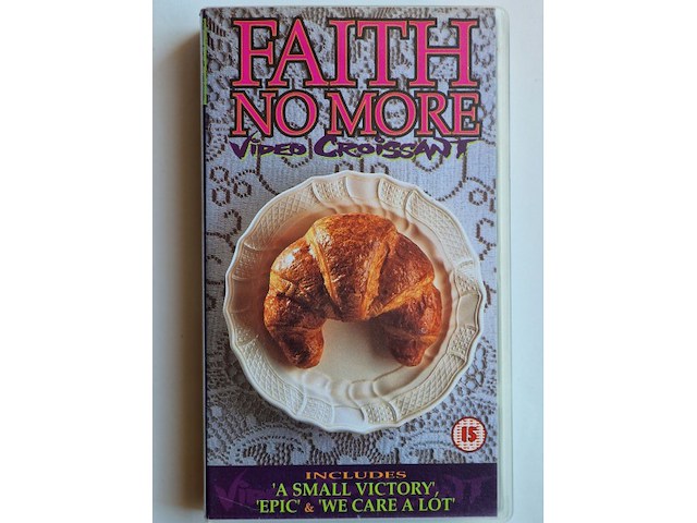 Faith No More Video Croissant 1993 VHS heavy metal