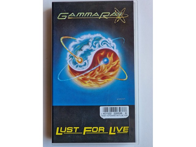 Gamma Ray Lust For Live 1994 Original VHS heavy metal