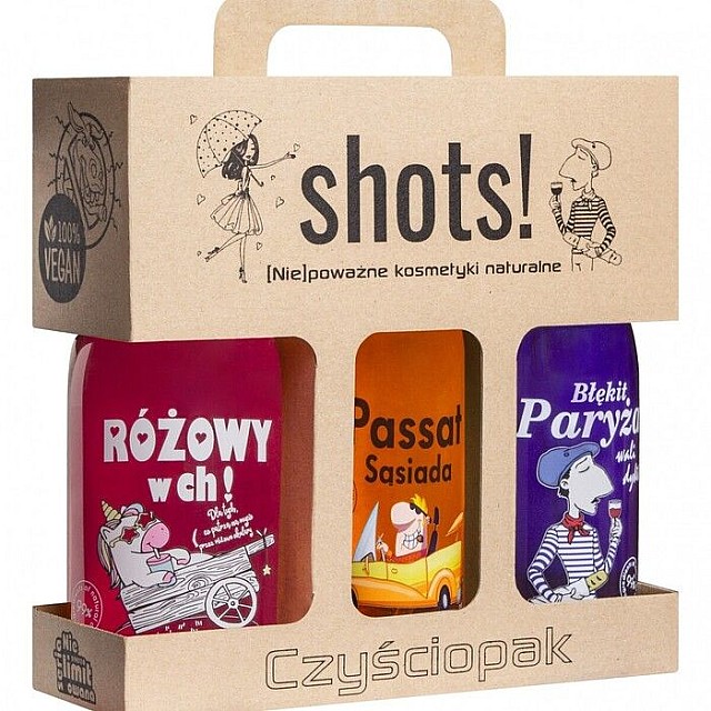 Poklon set – Gelovi za tuširanje 3 x 500ml Shots! Unisex