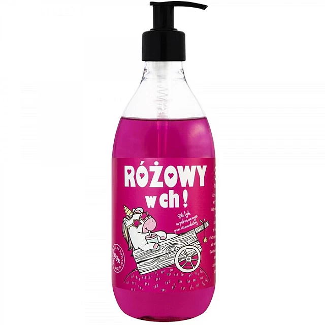 PRIRODNI GEL ZA TUŠIRANJE SA MIRISOM RUŽE, MOŠUSA I LIMUNA PINK AS F***! 500ML