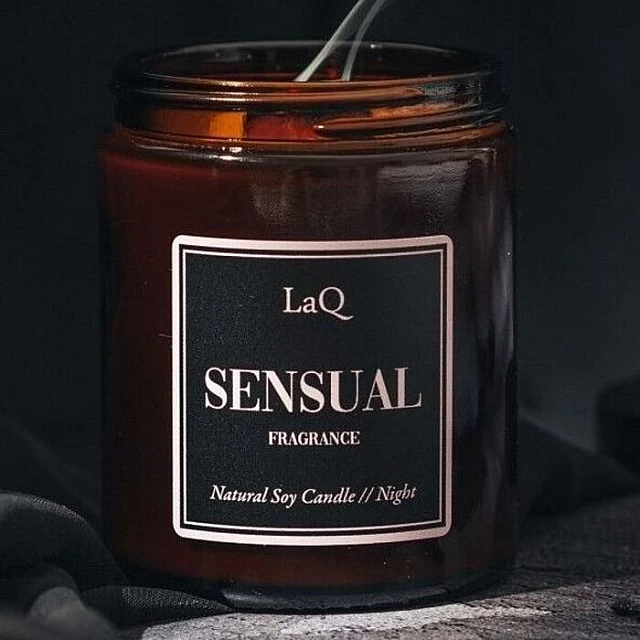 MIRIŠLJAVA SVECA OD SOJE SENSUAL NIGHT 180 ML