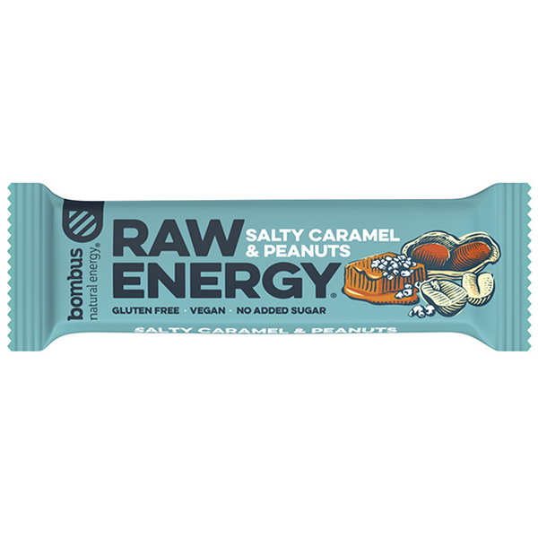 RAW ENERGY Slana Karamela - Kikiriki 50g Bombus