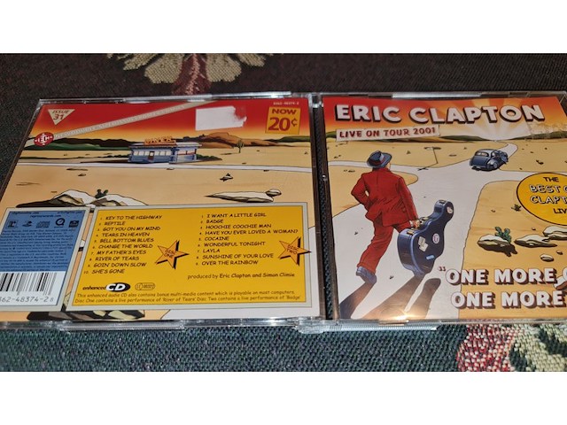 Eric Clapton - Live on tour 2001 2CDa , ORIGINAL