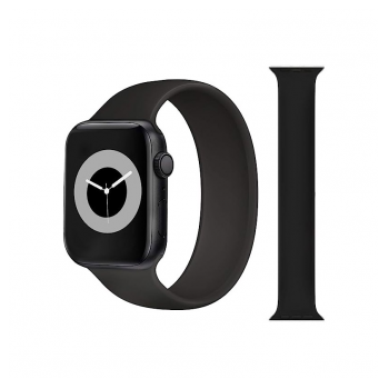 Narukvica za Apple Watch Solo Loop black L 42/ 44/ 45/ 49 mm