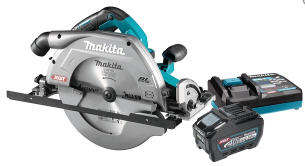 Makita – Akumulatorska kružna testera-cirkular HS011GT201; 40V XGT; 2×5,0 Ah