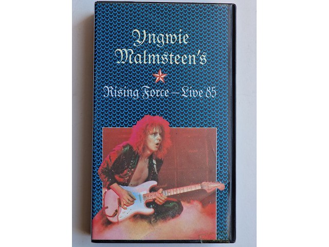 Yngwie Malmsteen`s Rising Force Live 85 VHS heavy metal