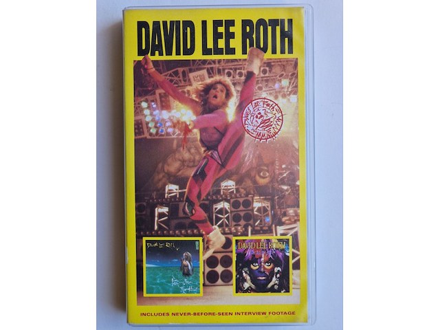 David Lee Roth Van Halen 1986 Original VHS heavy metal