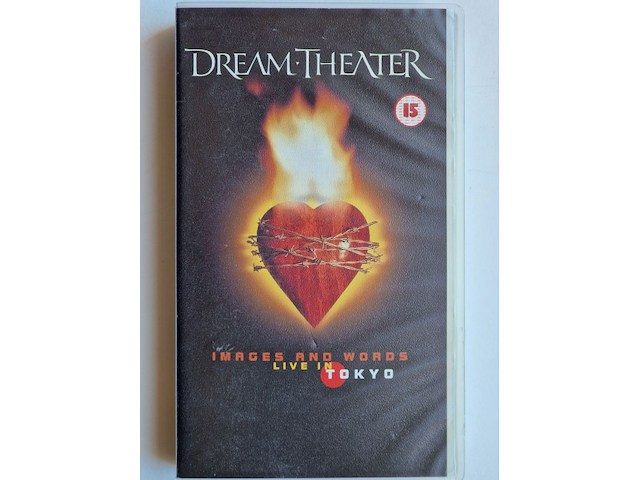 Dream Theater Images And Words Tokyo VHS heavy metal