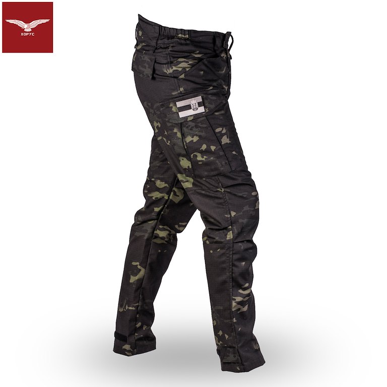 P-3 taktičke pantalone - Multicam Black