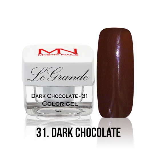 LeGrande Color Gel - no.31. - Dark Chocolate - 4 g