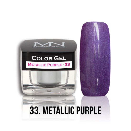 Color Gel - no.33. - Metallic Purple