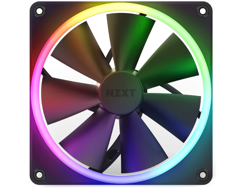 NZXT F140 RGB 140mm ventilator crni (RF-R14SF-B1)