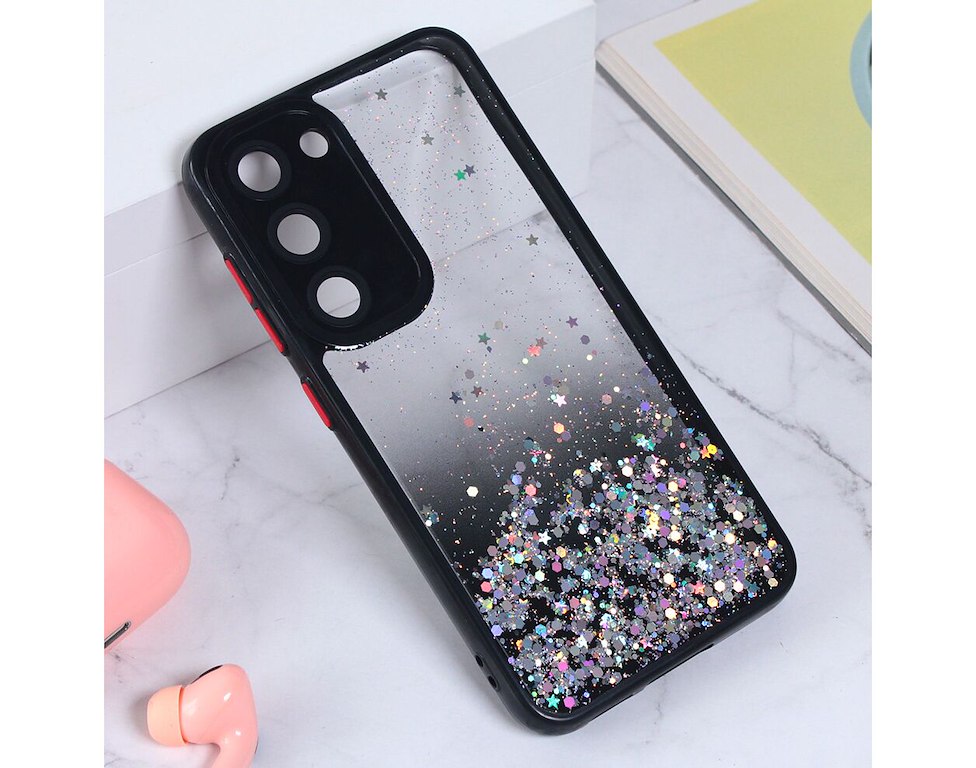 Futrola Frame Glitter - Samsung S916B Galaxy S23 Plus crna
