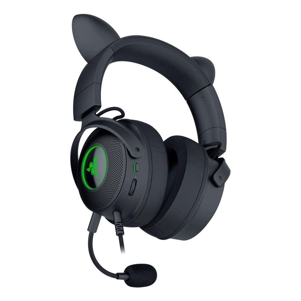 Kraken Kitty V2 Pro - Wired RGB Headset - Black