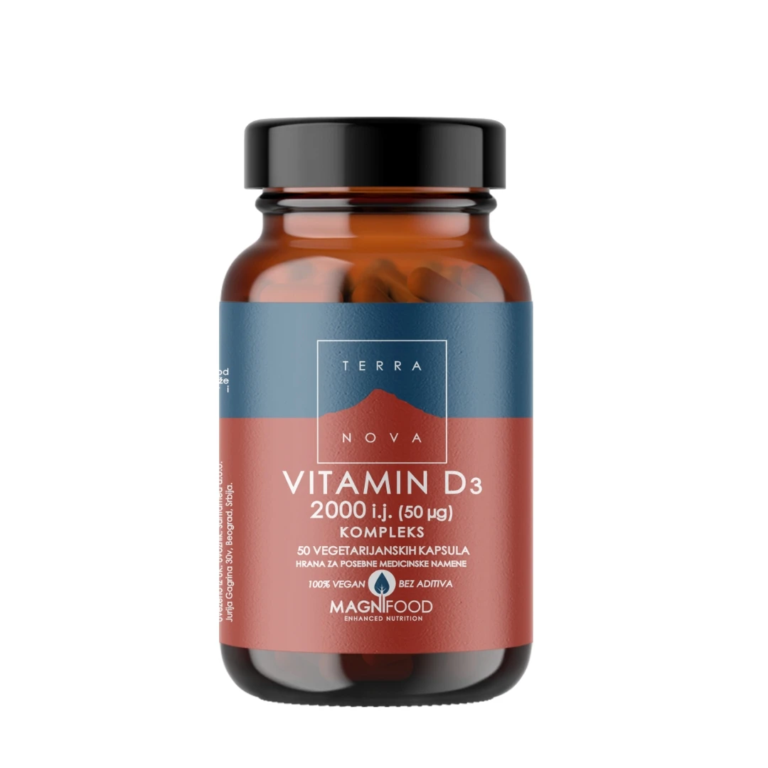 TerraNova VITAMIN D3 2000 I.J. 50 Kapsula