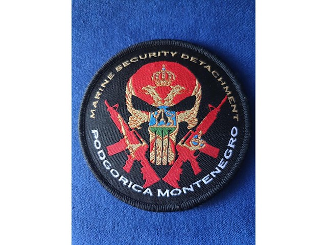 AMBLEM MARINE SECURITY DETACHMENT PODGORICA MONTENEGRO