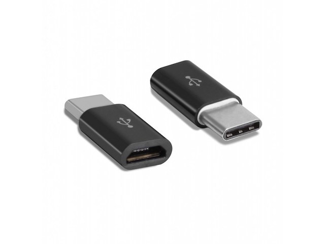 USB 3.1 Type-C tip C micro USB adapter/konvertor - crni