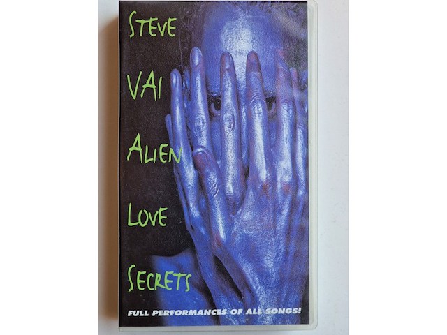Steve Vai ‎Alien Love Secrets Gitara VHS heavy metal