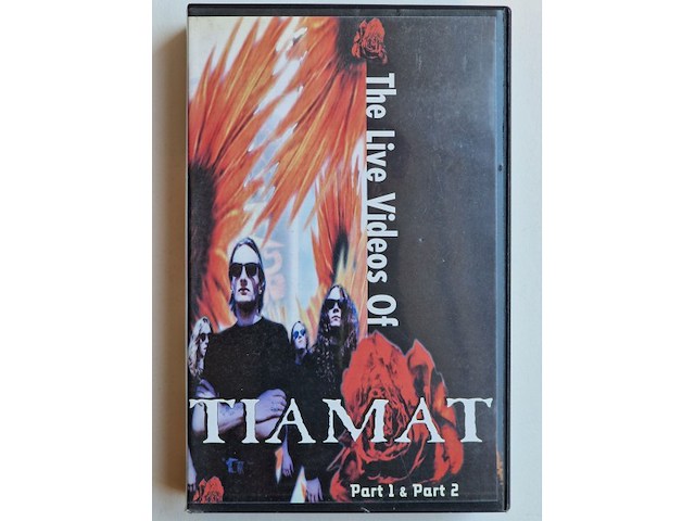 Tiamat The Live Videos Part 1 &; Part 2 VHS heavy metal