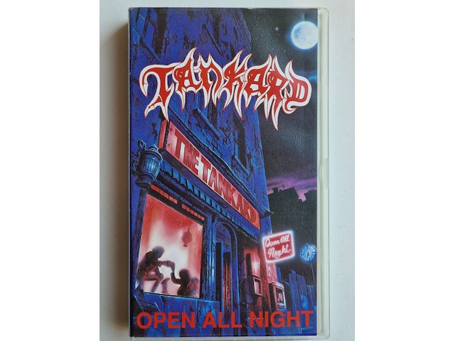 Tankard Open All Night 1990 Original VHS heavy metal