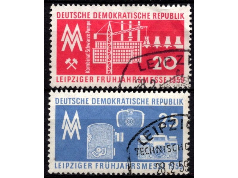 Nemačka DDR 1959. Komplet serija