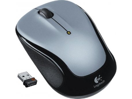 Logitech M325s Wireless Mouse, Light Silver