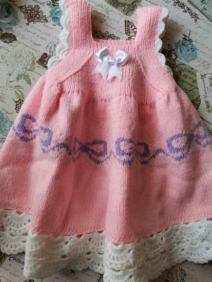Topla haljinica za bebu za 6-18 meseci