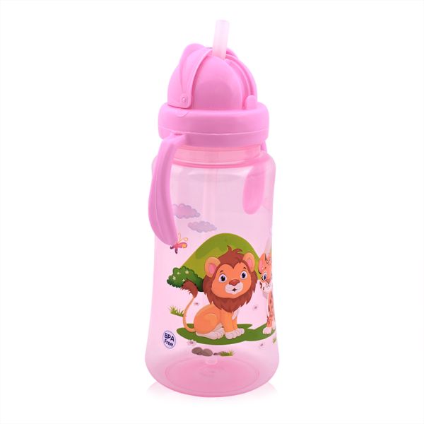 LORELLI SPORTSKA SOLJA 300ml SA SLAMCICOM I RUCKAMA - PINK