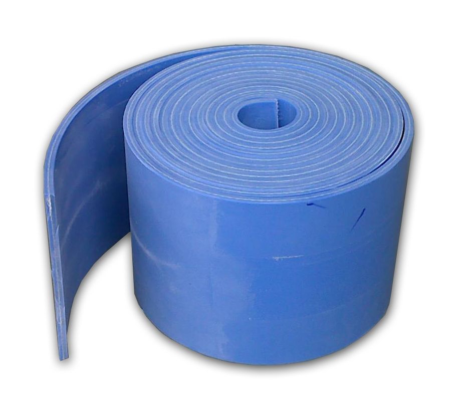 SILICONE COWL SEAL 1/8" X 3" X 10' BLUE Furnished with fiberglass insert - 10 Feet