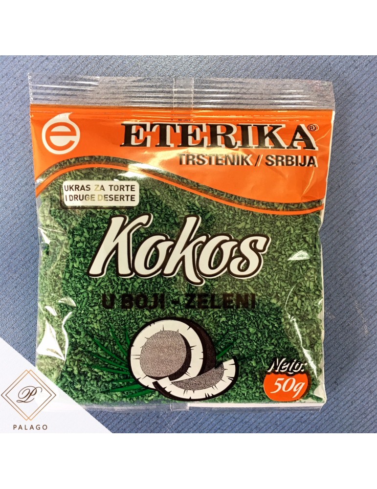 KOKOS U BOJI ZELENI 50g