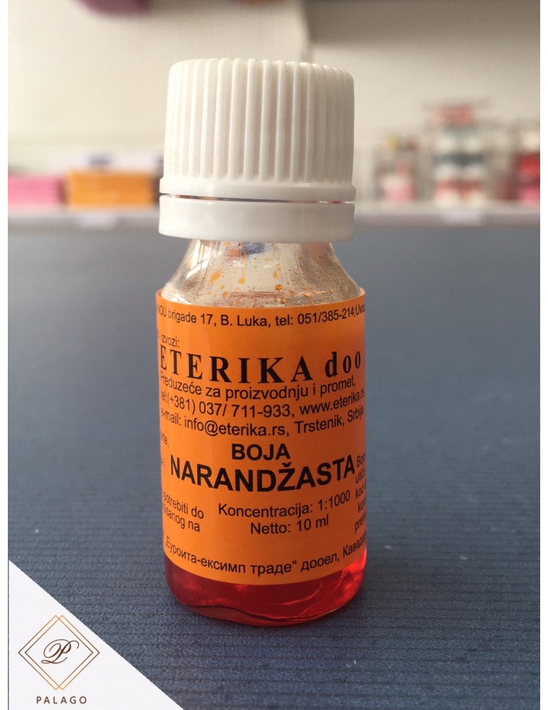 NARANDŽASTA BOJA TEČNA 10ML