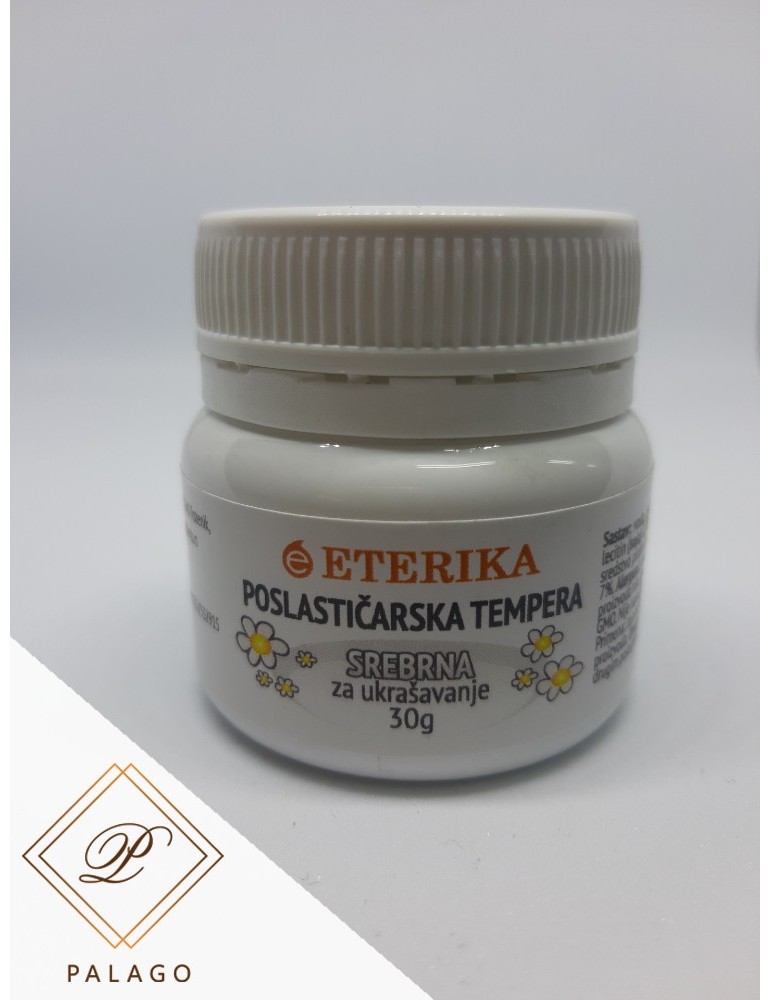 Poslastičarska tempera srebrna 30gr