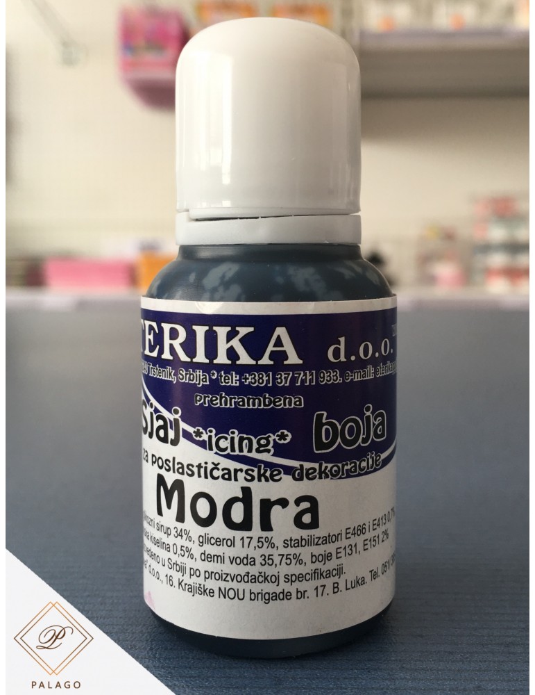 SJAJ BOJA MODRA 25g