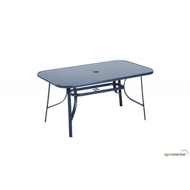 Green Bay baštenski sto – crno / sivi Como