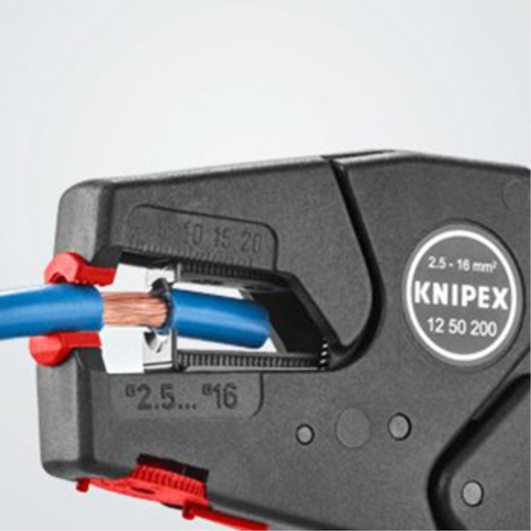 Knipex – Automatska klešta za skidanje izolacije 2.5-16mm² – 12 50 200