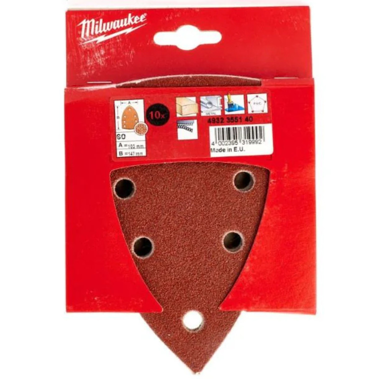 Milwaukee Brusni papir za delta brusilice, 100 x 147 mm, G 60, 10 kom, 4932355140