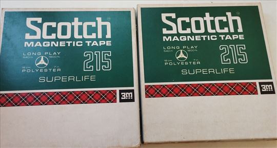 Long play magnetic tape Scotch