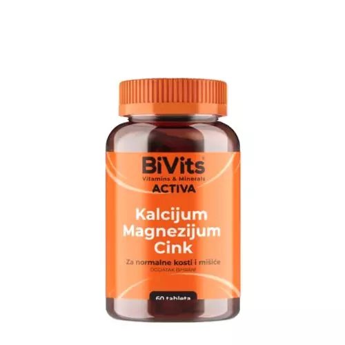 BiVits Kalcujum magnezijum cink 60 tableta