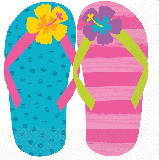 Flip Flop salvete 33 x 33cm, 16 cm