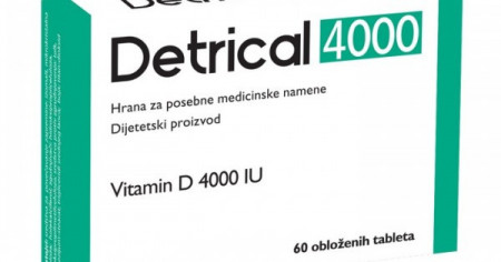 DETRICAL VITAMIN D 4000IJ 60TABLETA