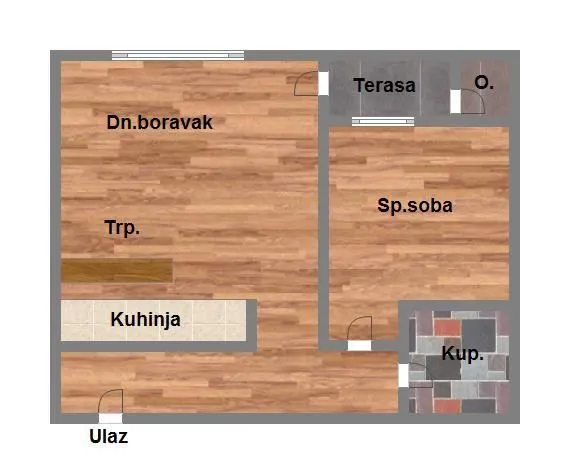 Prodaja, dvosoban stan, 39m2, Telep, Novi Sad, Novi Sad