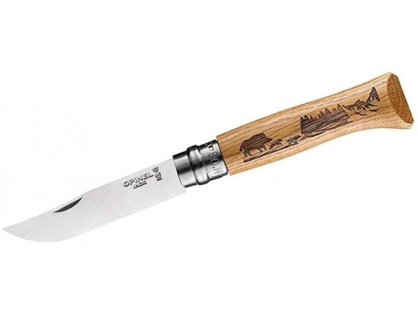 Opinel Inox 8 nož Gravirana Divlja Svinja 2331