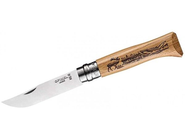 Opinel Inox 8 nož Gravirani Jelen 2332