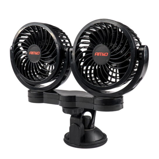 Ventilator za auto auto ventilator dupli 12V na vakuum – Amio 03010